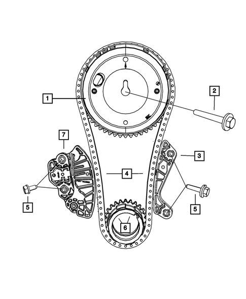 Timing Belt/Chain and Cover and Balance Shaft for 2013 Chrysler 300 ...