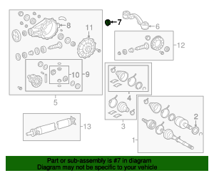 41651-0C061 - Mount Cushion - 2008-2022 Toyota Sequoia | OEM Genuine ...