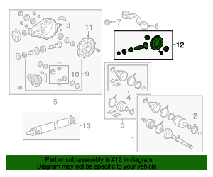 41201-09870 - Pinion Assembly - 2008-2022 Toyota Sequoia | OEM Genuine ...