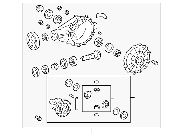 2008-2022 Toyota Sequoia Differential Carrier 41110-34541 | Toyota ...