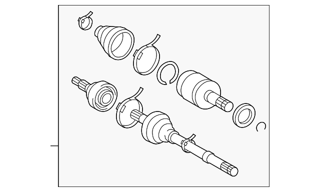 2008-2022 Toyota Sequoia Axle Shaft Assembly 42340-0C020 | Toyota Parts ...