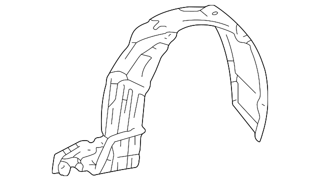 2001-2002 Toyota Corolla Fender Liner 53875-02060 | Sparks Parts