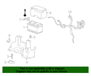 2003-2024 Mopar Starter Nut 06506929AA | Mopar Parts Canada