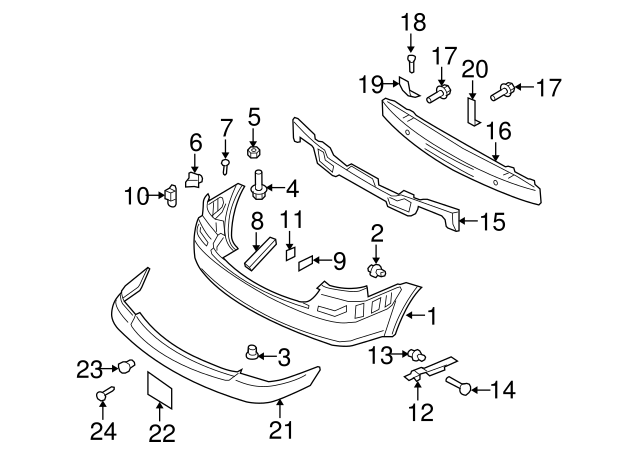 2006-2011 Kia Reinforcement Upper Bracket 86637-1G050 | TascaParts.com