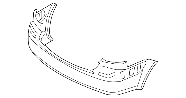 86611-1G000 - Bumper Cover 2006-2009 Kia Rio | Kia.Parts Store