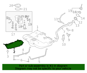 2019-2024 Lexus ES350 Tank Shield 77641-06030 | OEM Parts Online