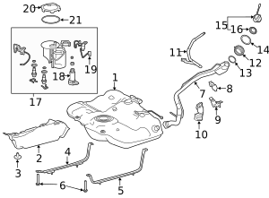 2019-2024 Lexus ES350 Tank Shield 77641-06030 | OEM Parts Online
