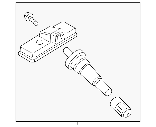 2015-2025 Hyundai Tire Pressure Monitoring System (TPMS) Sensor 52933 ...