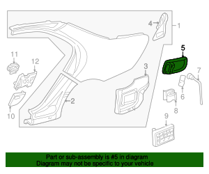 220-750-00-06 - Fuel Door 2000-2006 Mercedes-Benz | MB Parts Express