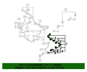 1K0-122-101-DK - Upper Hose 2006-2013 Volkswagen | Volkswagen Parts Catalog