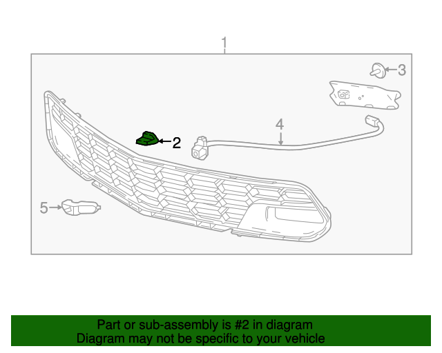 2016-2021 GM Lower Grille U-Nut 11561871 | TascaParts.com