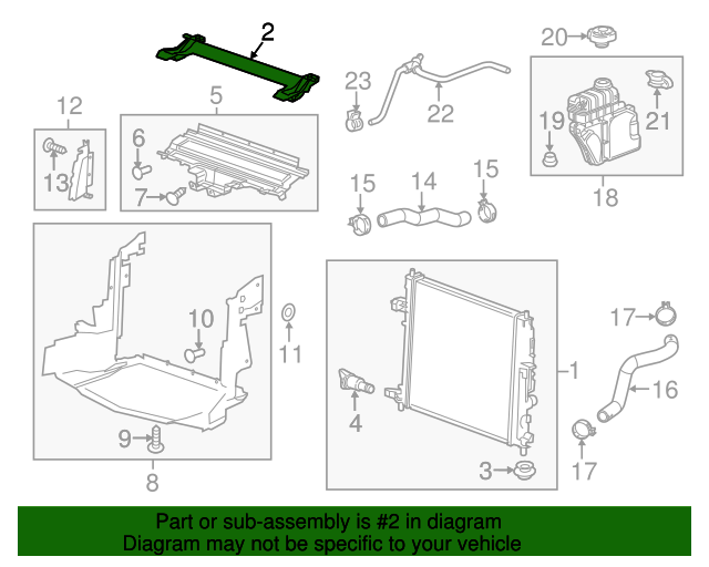 23473171 GM Upper Bracket | GM Parts Store