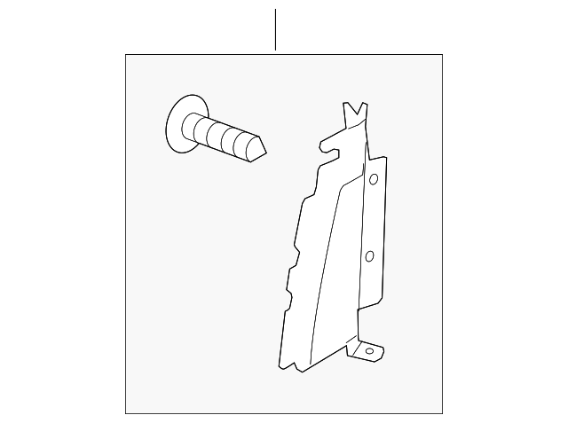 2014-2019 Cadillac CTS Passenger Side Radiator Air Baffle 23476274 GM ...