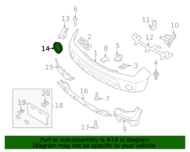 62256-EA000 - Cover 2005-2021 Nissan | Nissan Parts & Accessories Online
