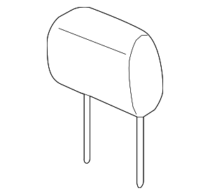 2010 Volkswagen GTI Headrest 7N0-881-901-A-YCG | vwpartscenter