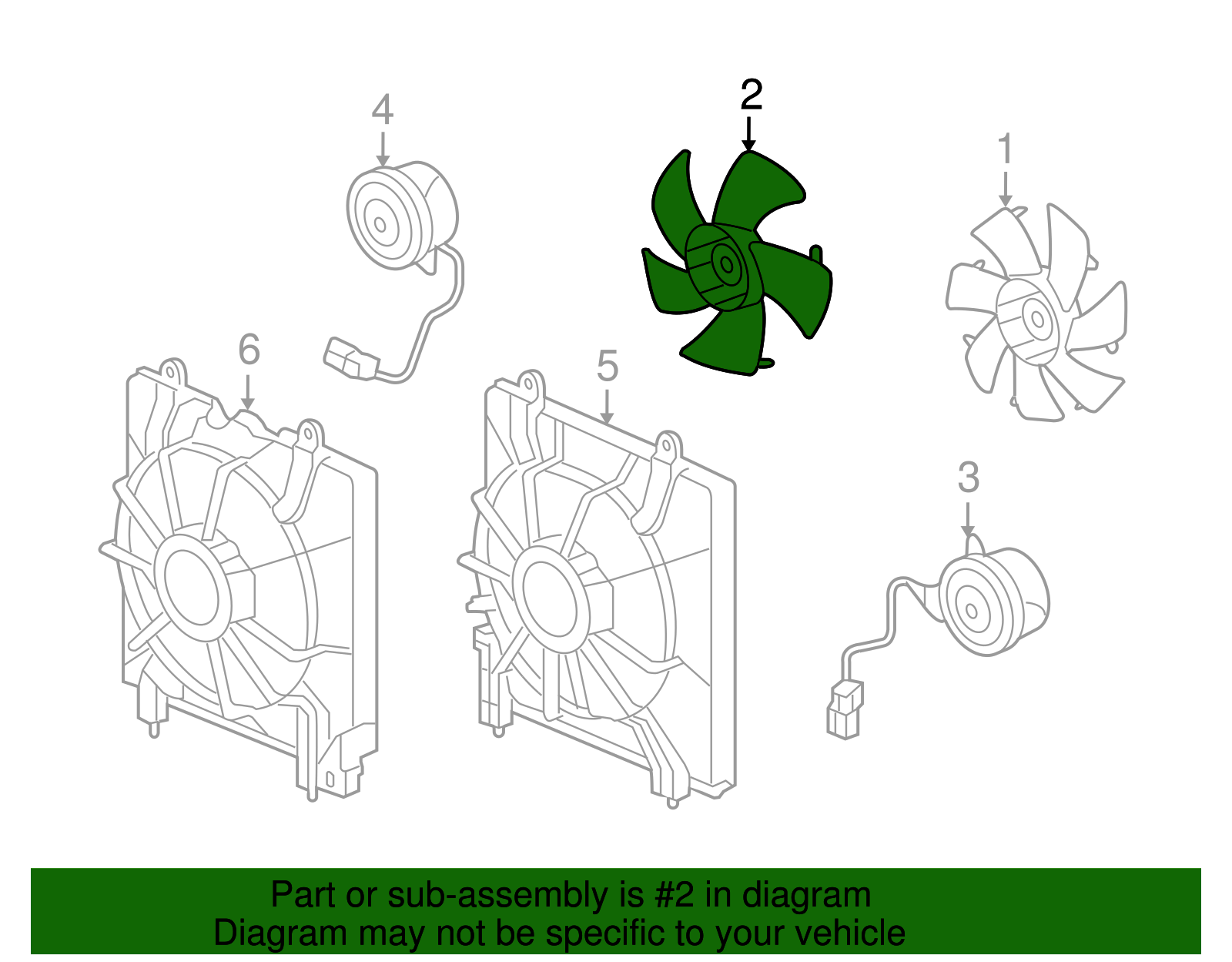 19020-R40-A01 - Fan Cooling - 2008-2012 2014-2017 Honda Accord ...
