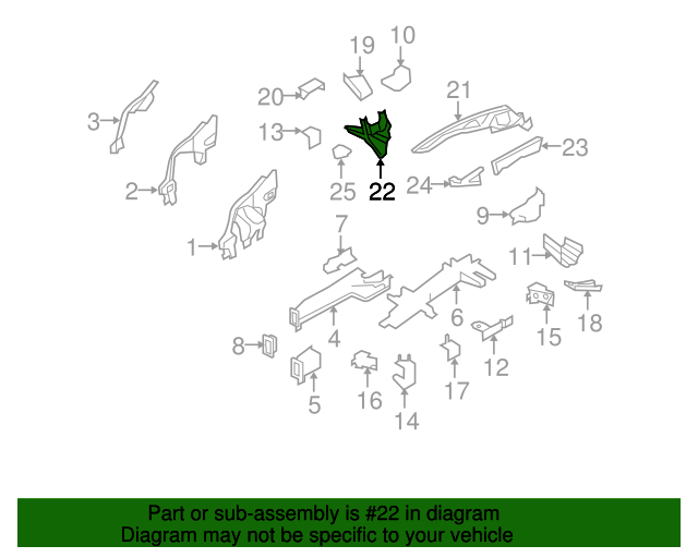 Genuine BMW 51-65-7-157-984 | Fender Mtg Bkt | FREE Shipping on Most ...