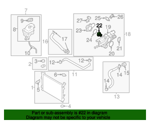 25500-26100 - Thermostat 2011-2016 Hyundai | AutoNation Parts