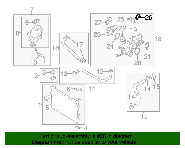 2009-2021 Hyundai Temp Sensor Clip 39275-02500 | HyundaiParts.Online