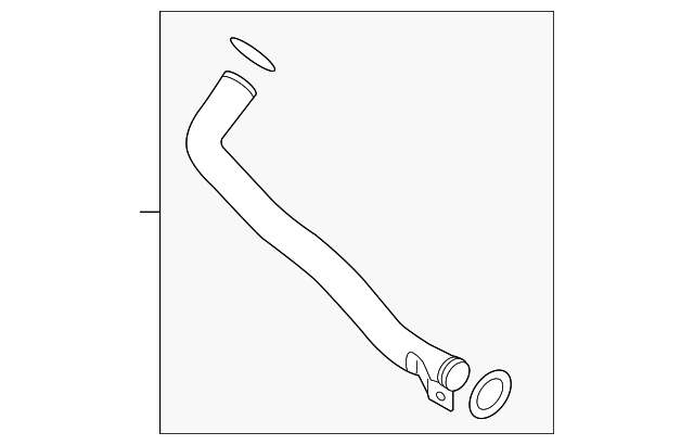 25460-2G800 - Engine Coolant Pipe - 2011-2015 Hyundai Sonata ...