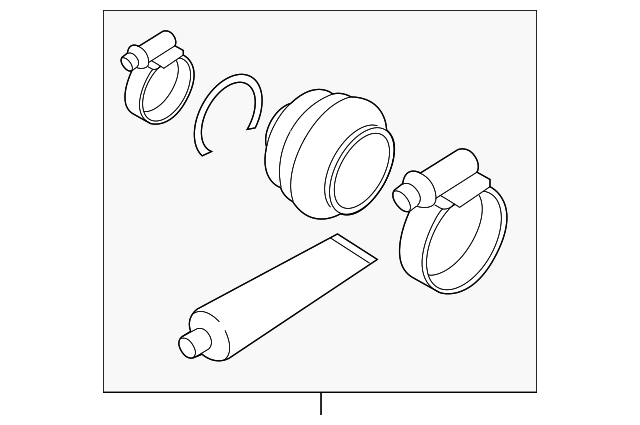31607606091 - 2010-2019 BMW Outer Boot (31-60-7-606-091) | BMW of South ...
