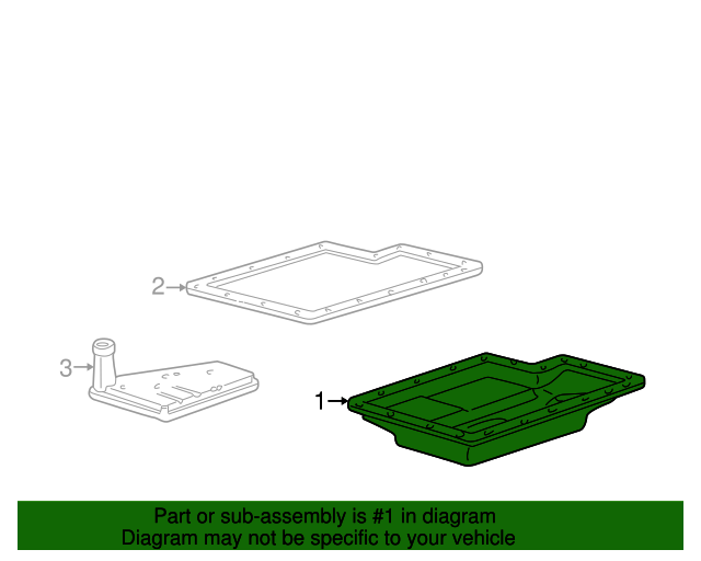 Genuine OEM Ford Part - Trans Pan F6TZ-7A194-A | Genuine OEM Ford Parts ...