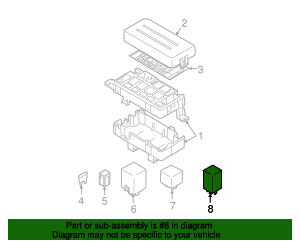 2004-2011 GM Multi-Purpose Relay 94580702 GM | GMPartsDirect.com