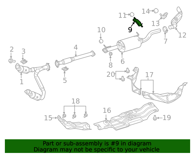2019-2023 Ram 1500 Hanger 68268197AA | TascaParts.com