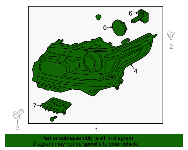 Genuine OEM Composite Assembly Part# LR067205 Fits 2013-2016 Land Rover ...