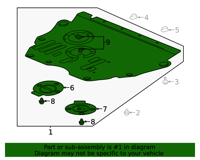2020-2024 GM Insulator 60005892 GM | GMPartsDirect.com