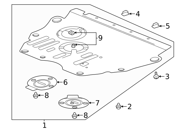 60005892 - Front Compartment Insulator 2020-2024 GM | AutoNation Parts