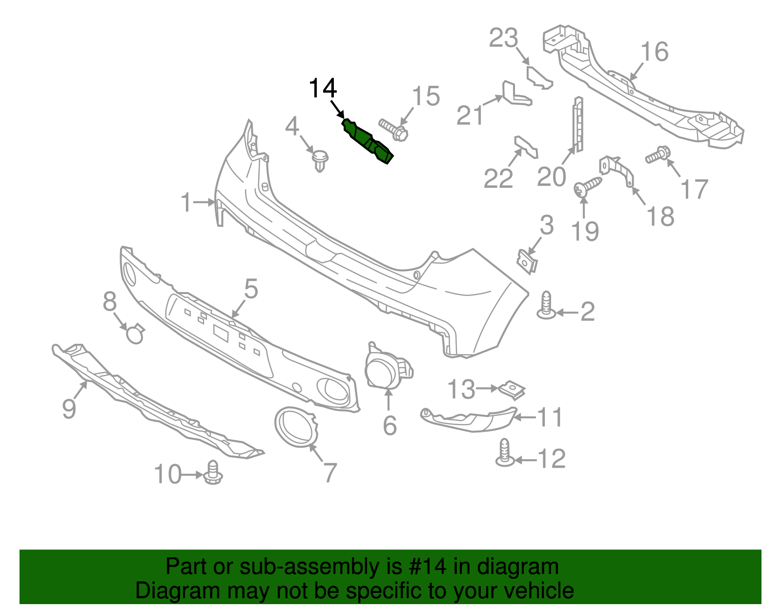 2014-2019 Kia | Side Bracket | 86654-B2000 | Kia Auto Parts