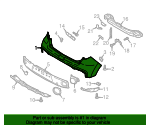 86611-B2500 - Bumper Cover 2017-2019 Kia | Kia.Parts Store