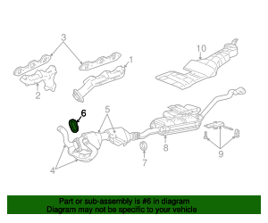 1995-2000 Ford Converter Gasket F57Z-5B266-A | Blue Springs Ford Parts
