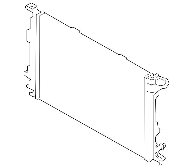 2017-2024 Porsche Macan Radiator 9A7-121-251-10 | Sunset Porsche Parts