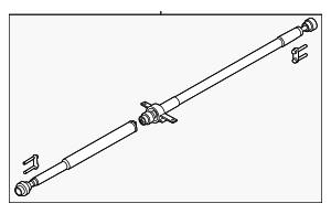 Ford Dealership 2013-2020 Ford Drive Shaft DG9Z-4R602-A | Ford Parts ...