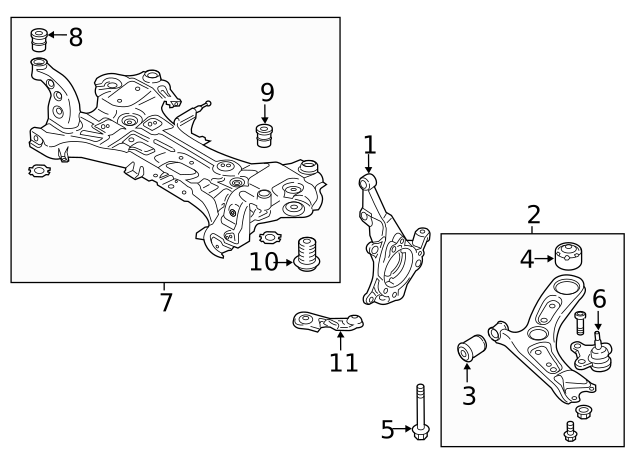 Genuine Ball Joint for 2017-2022 Hyundai | Part# 54530-F2100 | Hyundai ...