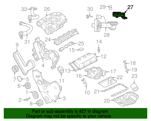 2009-2010 Mopar Oil Cooler 4892420AA | TascaParts.com