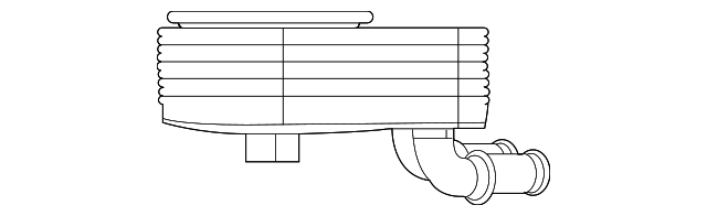 2009-2010 Mopar Oil Cooler 4892420AA | TascaParts.com