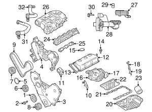 2009-2010 Mopar Oil Cooler 4892420AA | Mopar Parts Canada