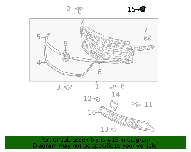 2020-2024 Buick Enclave Front View Driver Information Camera 84721334 ...