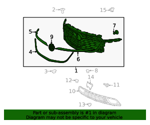 87858073 - Grille Assembly 2021-2024 Buick Enclave | Chevrolet Parts Direct