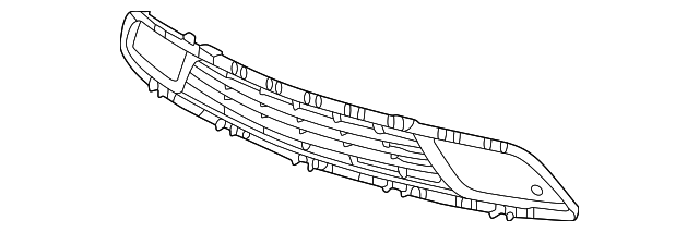 GM 84449968 Black Front Lower Grille | Genuine GM & AC Delco OEM Parts ...