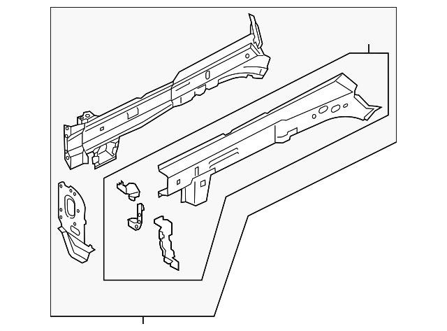 2015-2019 Subaru Lower Rail Assembly - Driver's Side (LH) 51620AL01A9P ...