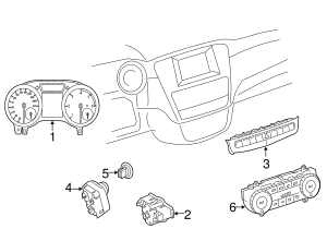 166-900-84-16-87 - Instrument Cluster 2012-2019 Mercedes-Benz ...
