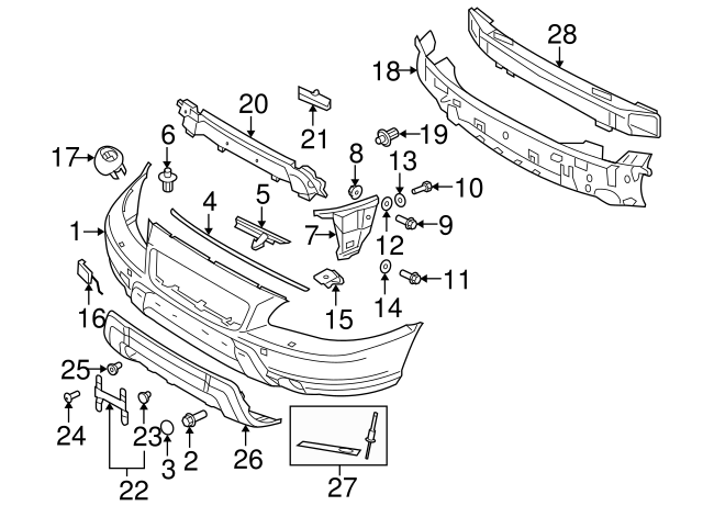 8693767 - Valance Panel 2005-2007 Volvo V70 | AutoNationParts.com