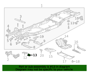 2014-2019 GM Front Bumper Fascia Tow Eye Access Hole Cover 23199123 ...