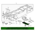 2014-2015 GM Front Bumper Fascia Air Deflector 23423409 | GMPartsDirect.com