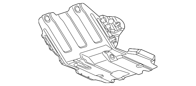 2014-2015 GM Skid Plate 22944882 | TascaParts.com