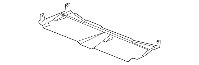 2014-2015 GM Front Bumper Fascia Air Deflector 23423409 | GMPartsDirect.com